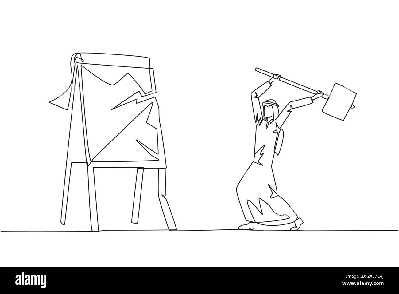 Cartoon minimalism style chart hi-res stock photography and images - Alamy