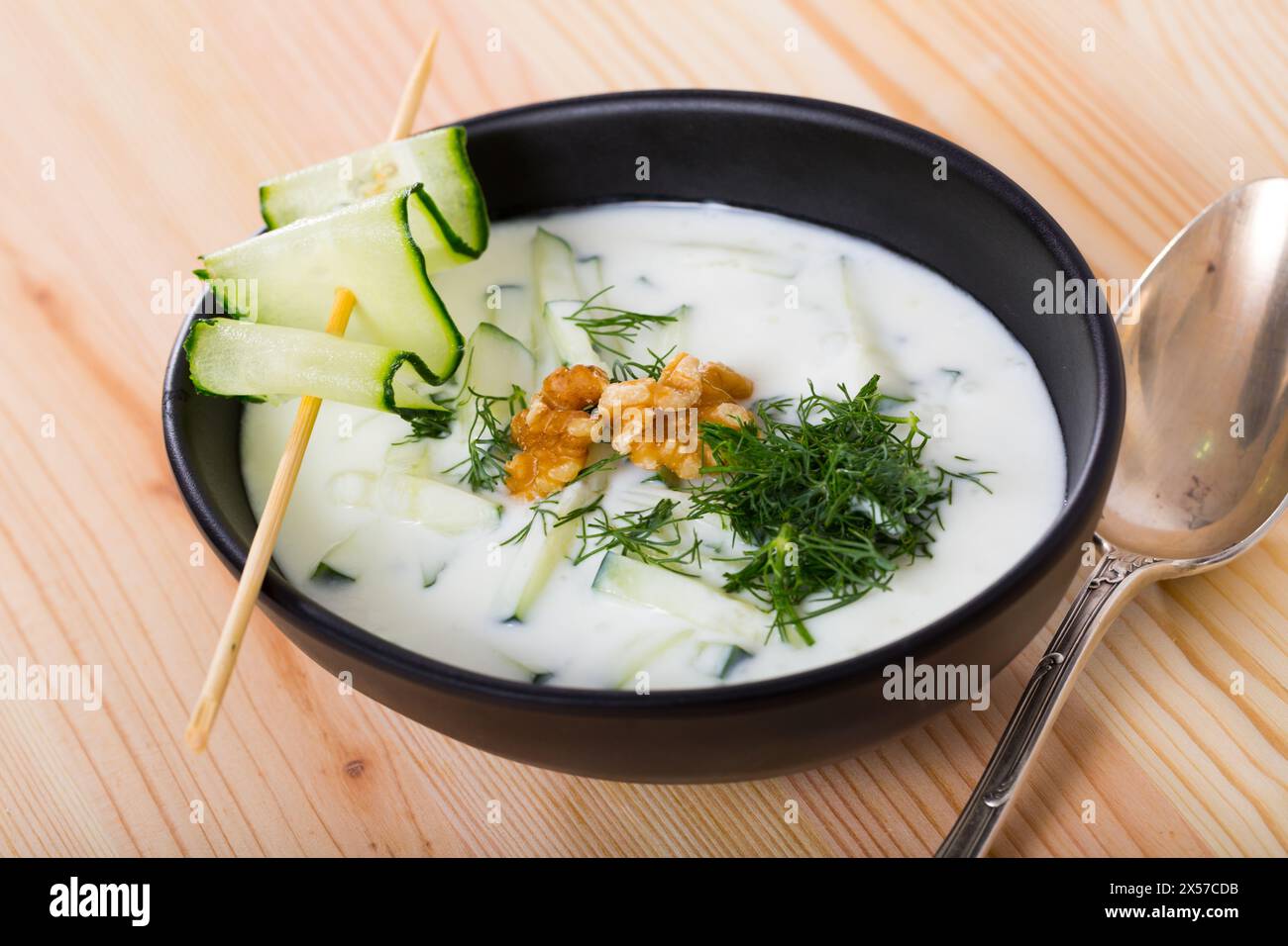 Traditional Bulgarian dish Tarator Stock Photo - Alamy