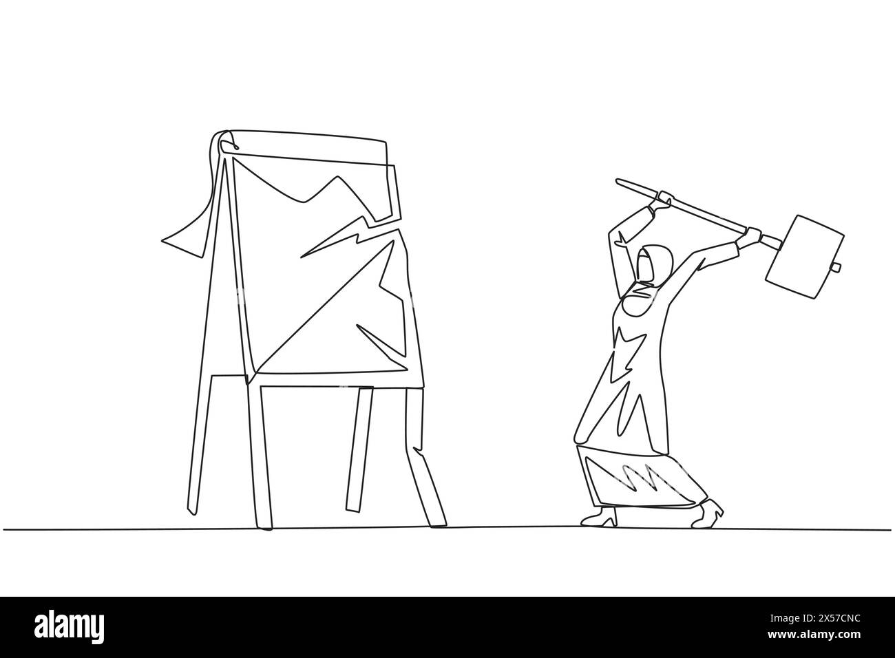 Cartoon minimalism style chart hi-res stock photography and images - Alamy