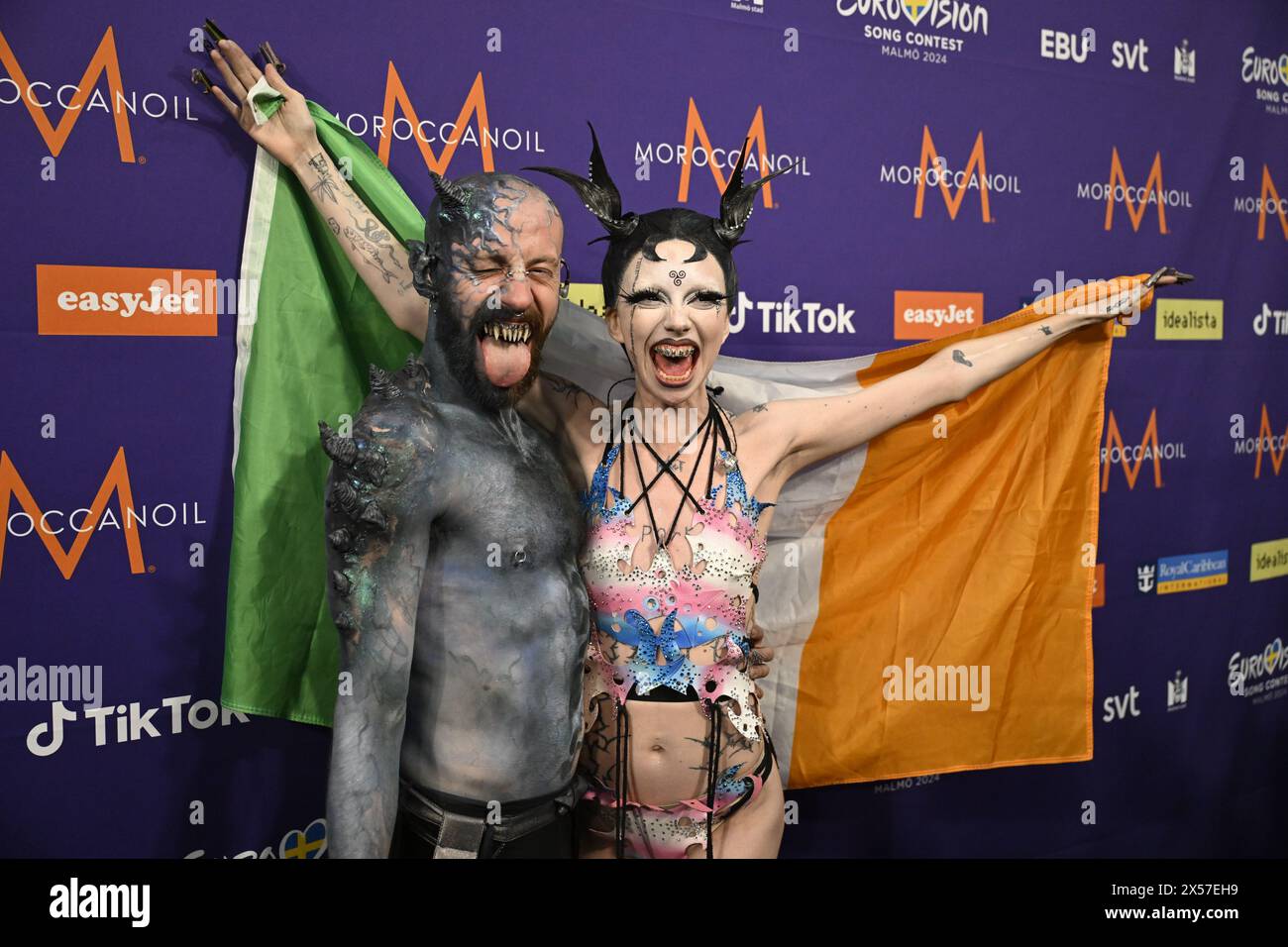 MALMÖ, SWEDEN 20240507Bambie Thug representing Ireland with the song ...