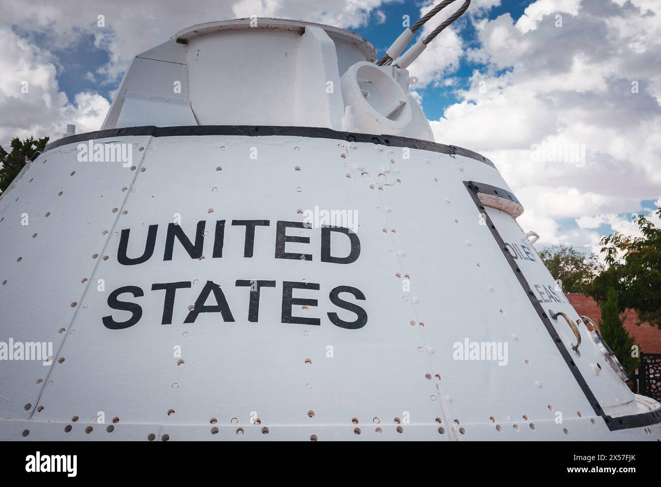 Space Capsule Exhibit, UNITED STATES, Outdoor Display with Modern ...