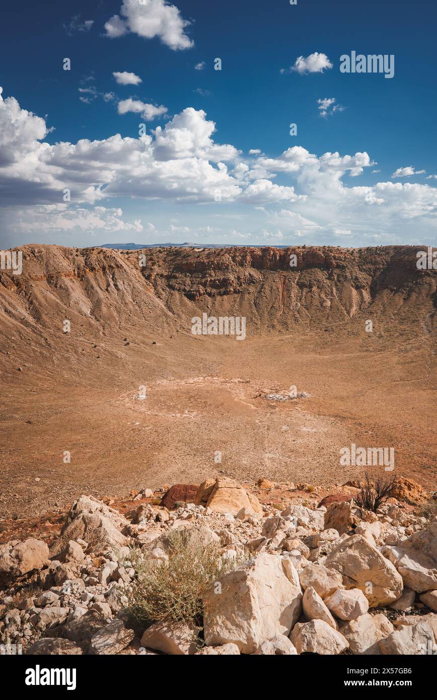Meteor Crater, Barringer Crater, Arizona USA Immense, Well Preserved ...