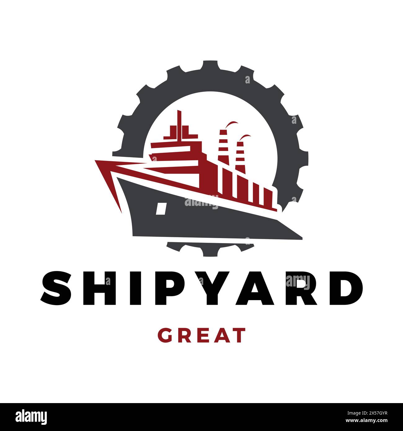 Cargo shipyard Cut Out Stock Images & Pictures - Alamy
