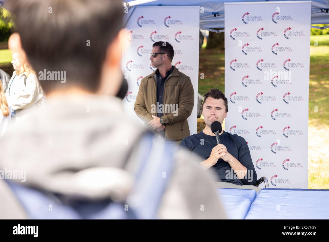 Charlie kirk, turning point usa hi-res stock photography and images - Alamy