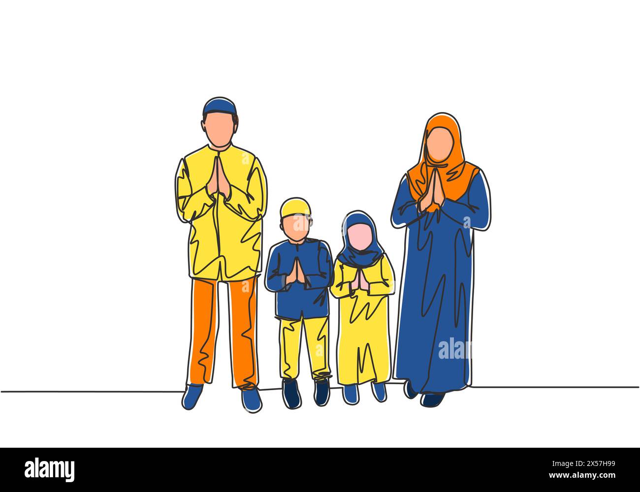 Eid Mubarak greeting card, poster and banner design background. Single ...