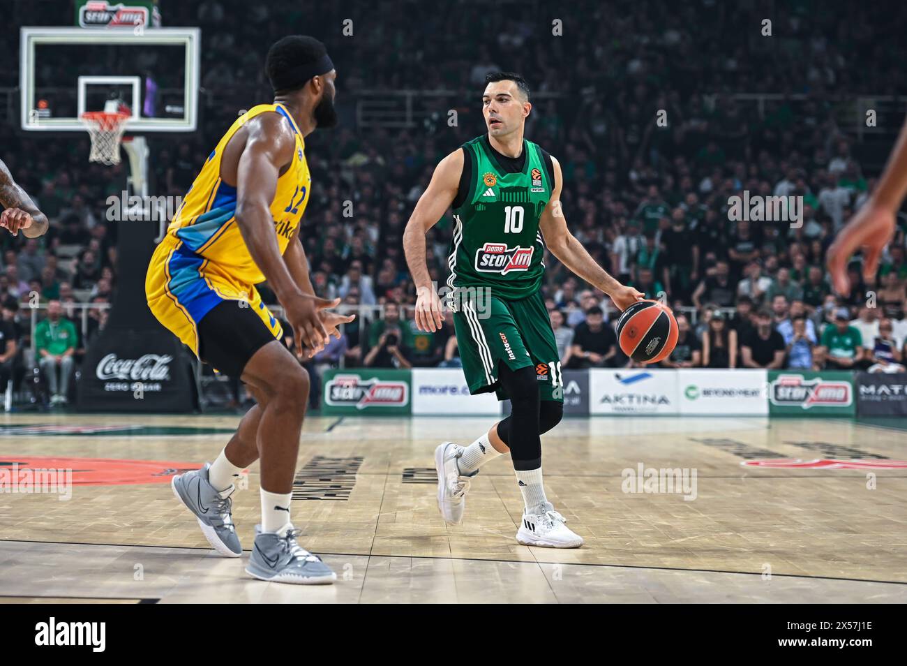 Athens, Lombardy, Greece. 7th May, 2024. 10 KOSTAS SLOUKAS of ...