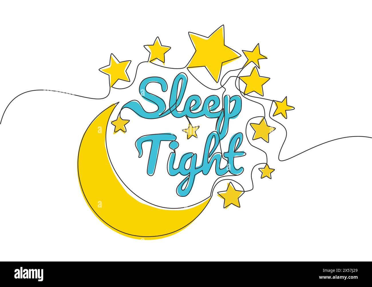 Poster design word sleep Cut Out Stock Images & Pictures - Alamy