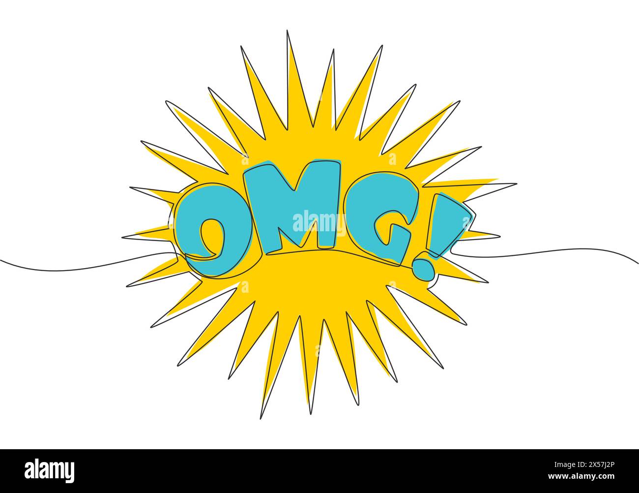 Single continuous line drawing of motivational and inspirational ...