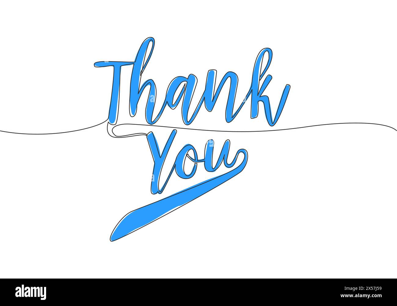 One single line drawing of motivational and inspirational lettering ...