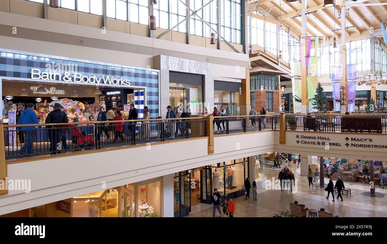 Spacious Interior of Park Meadows Mall with Modern Architectural Design ...