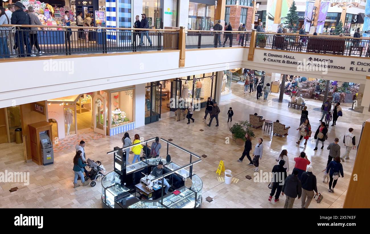 Spacious Interior of Park Meadows Mall with Modern Architectural Design ...
