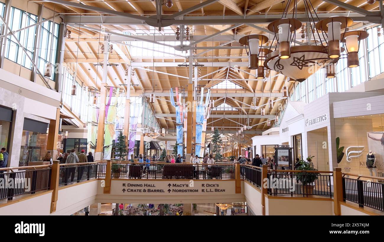 Spacious Interior of Park Meadows Mall with Modern Architectural Design ...