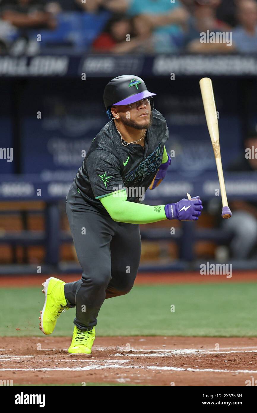 St. Petersburg, FL: Tampa Bay Rays outfielder Harold Ramírez (43 ...