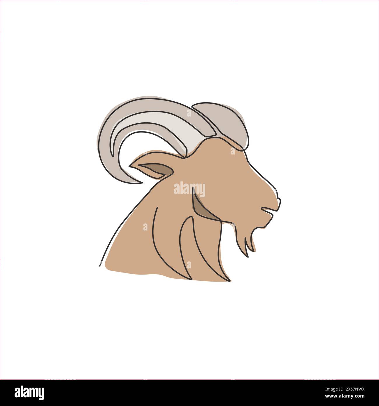 Goat emblem Stock Vector Images - Alamy