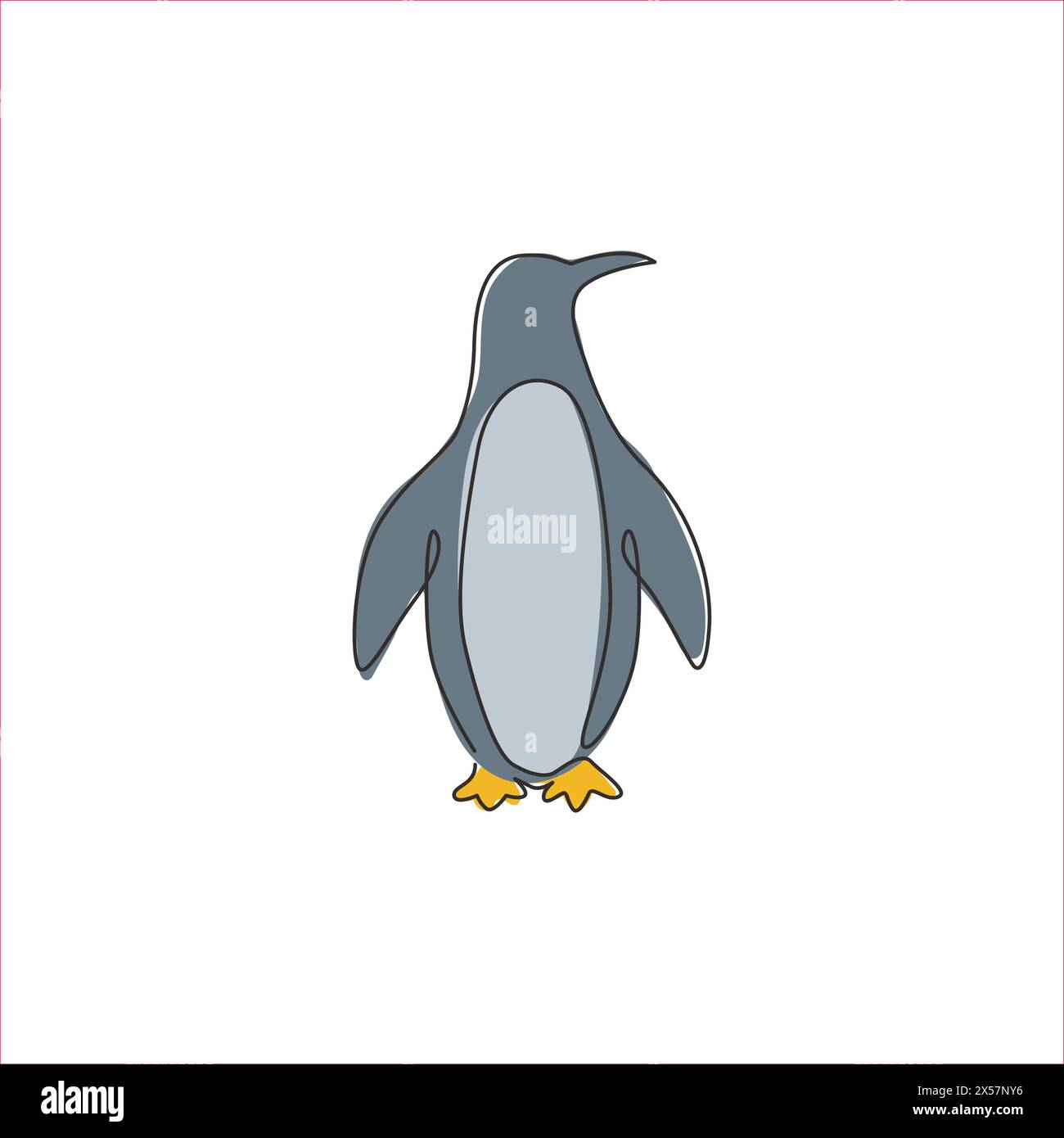 Baby penguın logo hi-res stock photography and images - Alamy