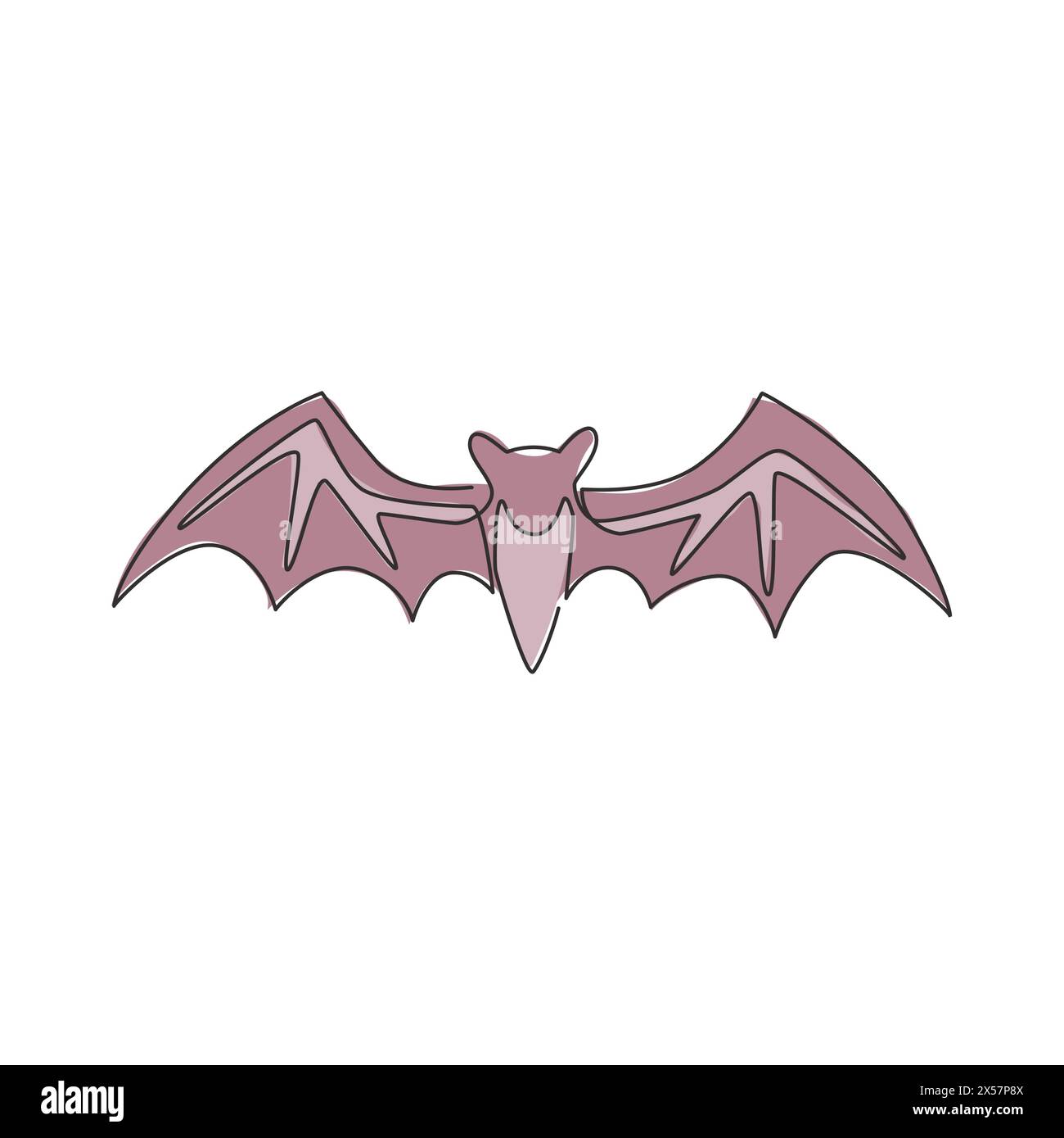 Cute Fruit Bat Drawing