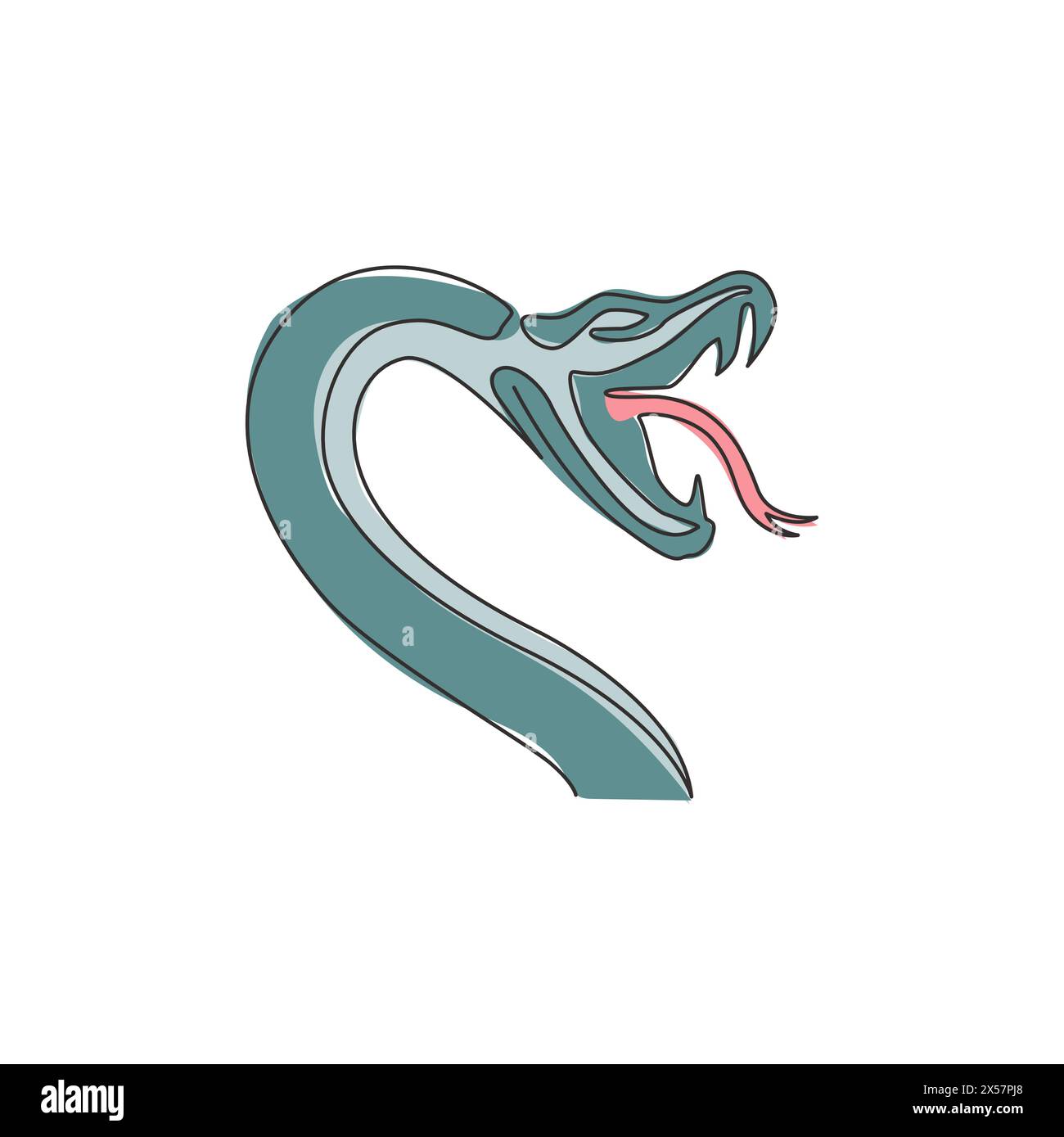 Dangerous snake Stock Vector Images - Alamy