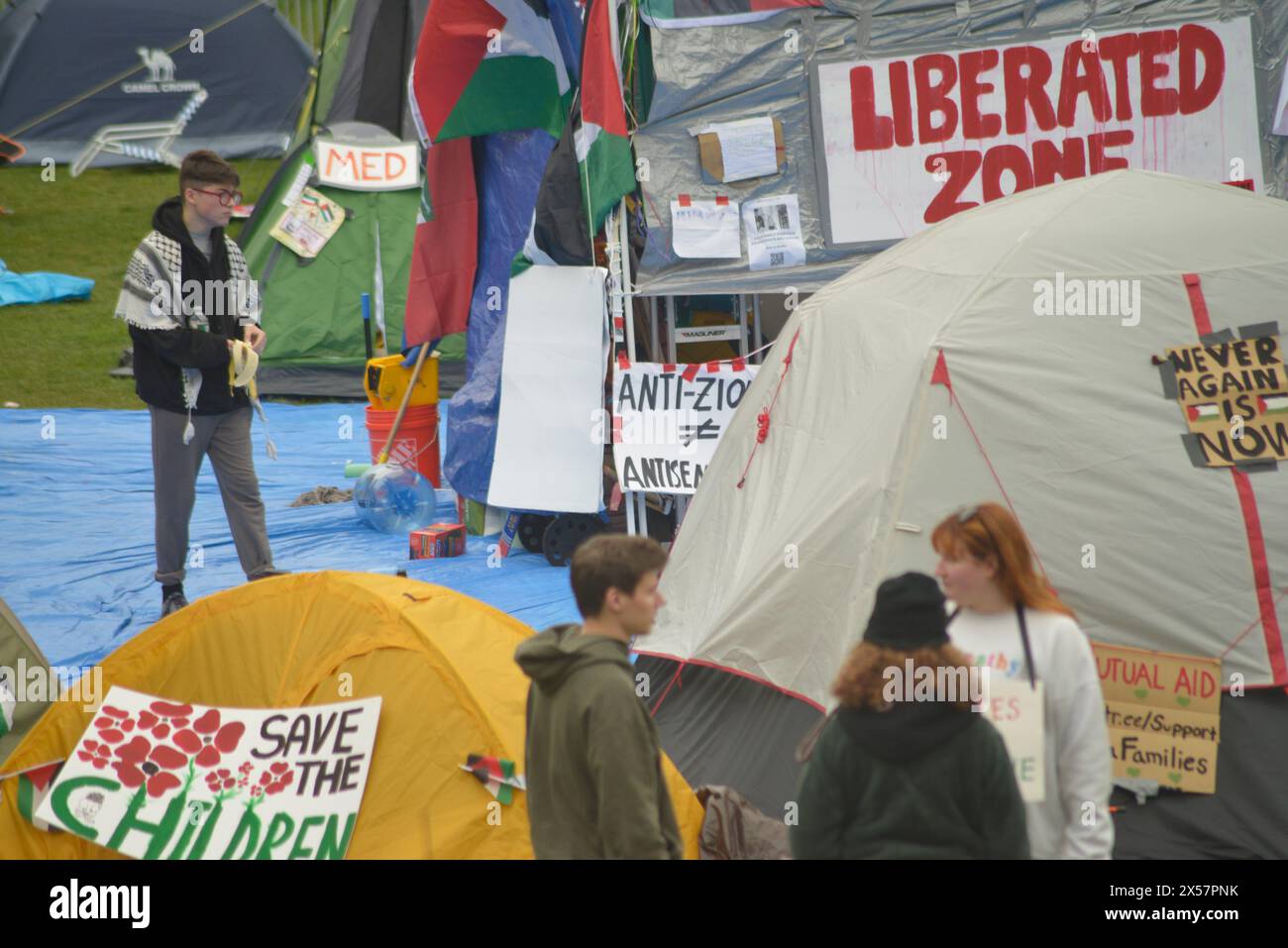 Cambridge, Ma, USA. 5th May, 2024. MIT students from the MIT Coalition ...