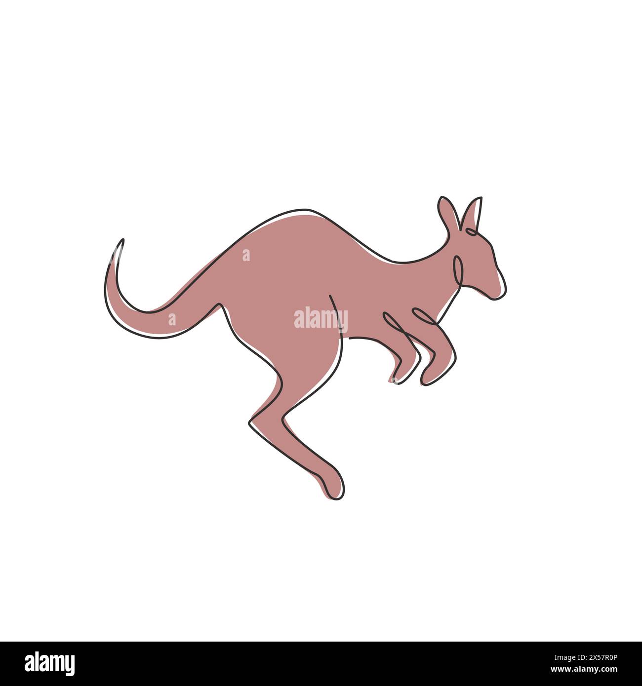 Jumping Kangaroo Logo
