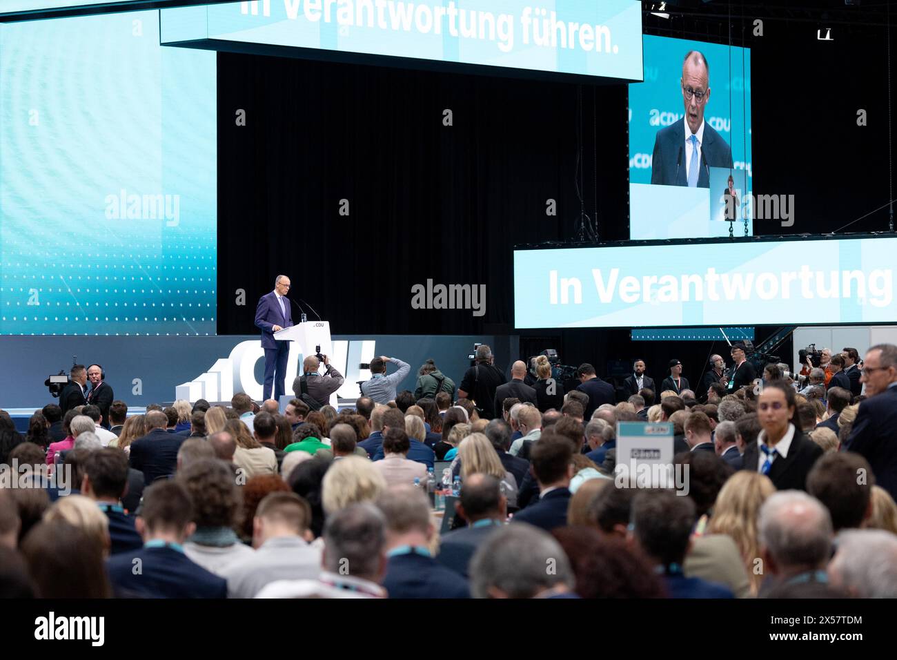 Berlin, Germany, 6 May 2024: Friedrich Merz, Chairman of the Christian ...