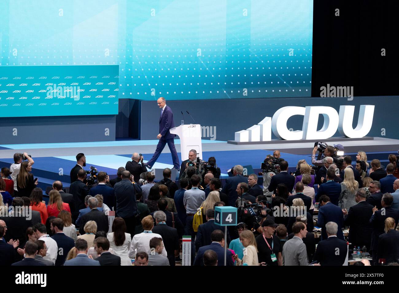 Berlin, Germany, 6 May 2024: Friedrich Merz, Chairman of the Christian ...