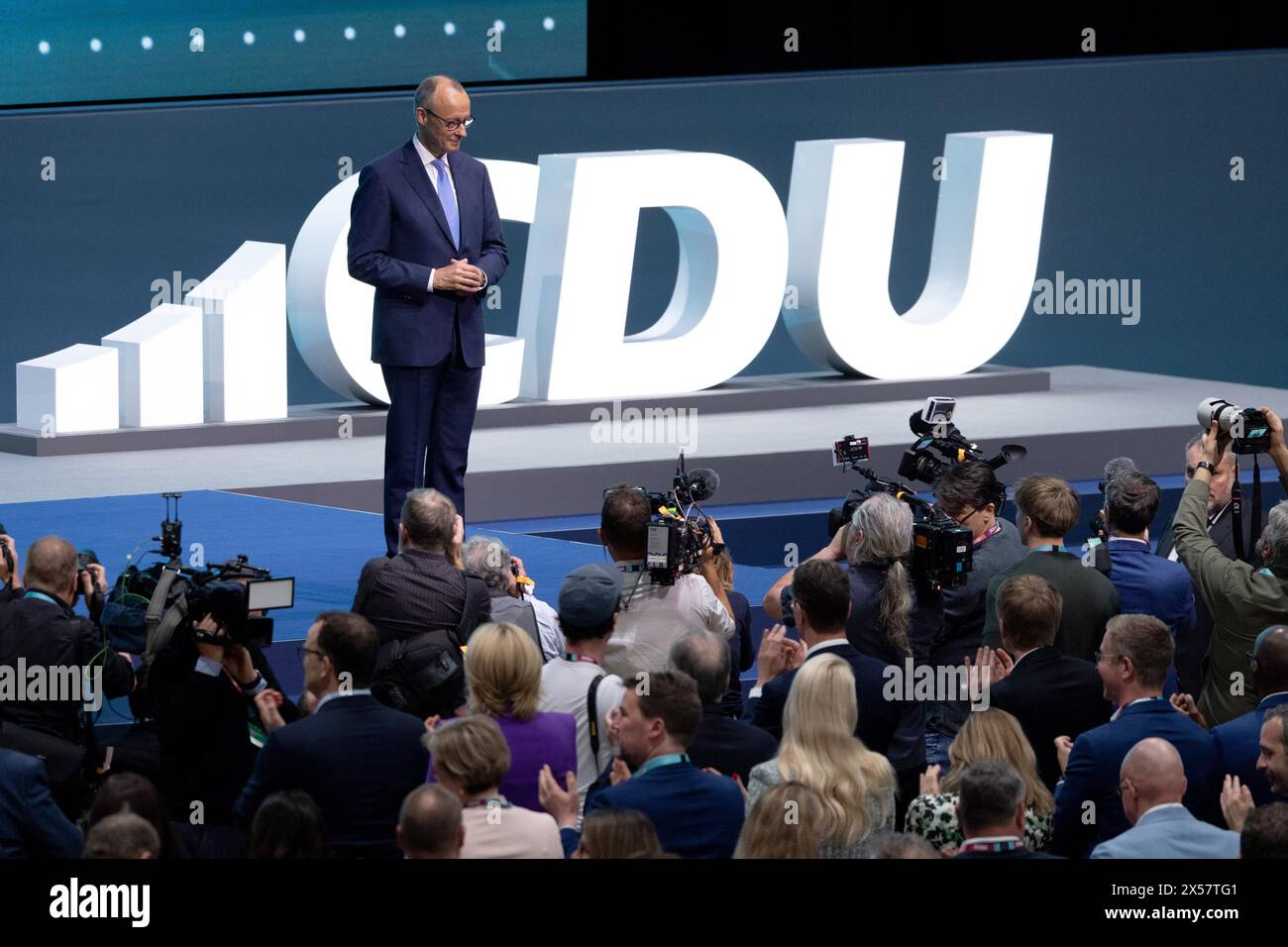 Berlin, Germany, 6 May 2024: Friedrich Merz, Chairman of the Christian ...