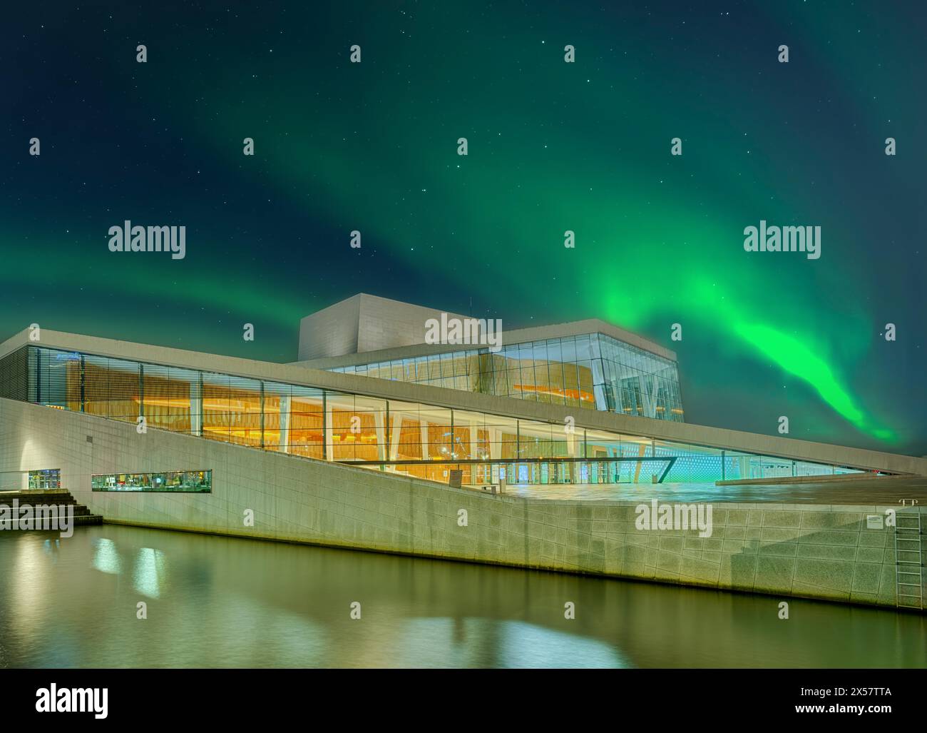 Oslo opera house night hi-res stock photography and images - Alamy
