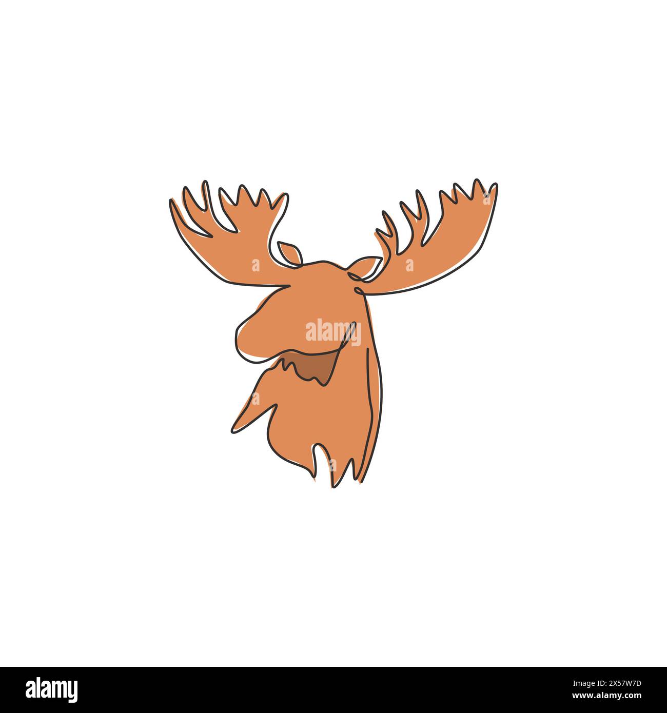 How To Draw A Moose Face