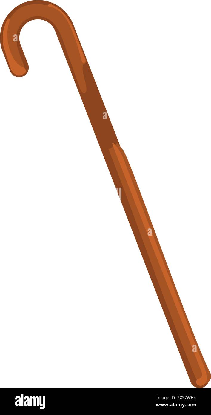 Walking stick linear symbol hi-res stock photography and images - Alamy