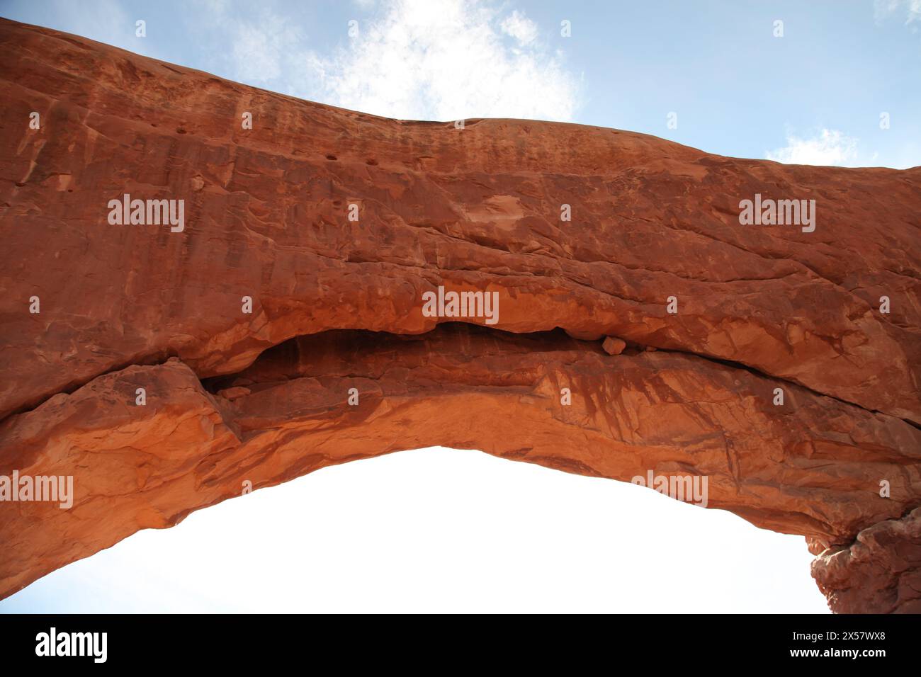 North Window viewed from The Windows Trail in Arches National Park ...