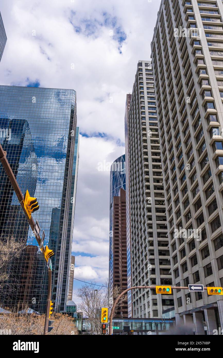 Downtown Calgary City Centre Urban skyline Stock Photo - Alamy