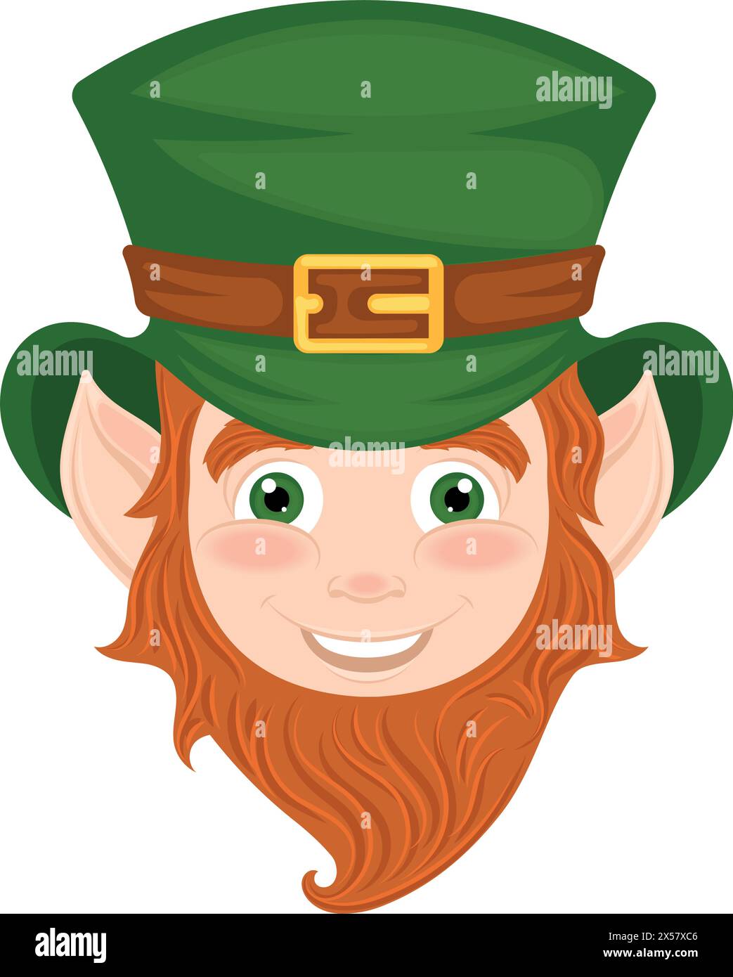 St Patricks day Irish elf character cartoon Vector Stock Vector Image ...