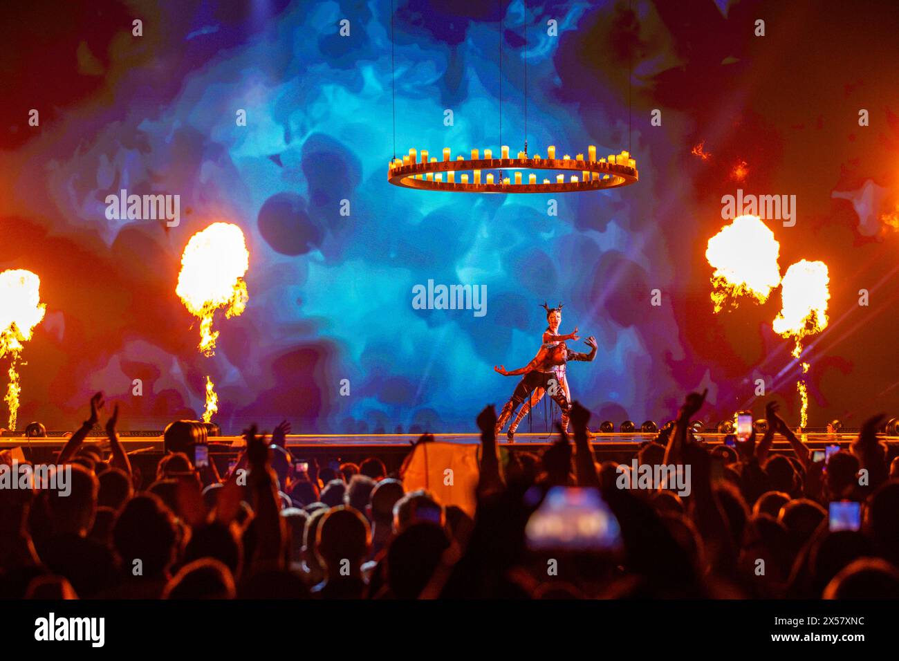 07 May 2024, Sweden, Malmö: Bambie Thug from Ireland with the song ...