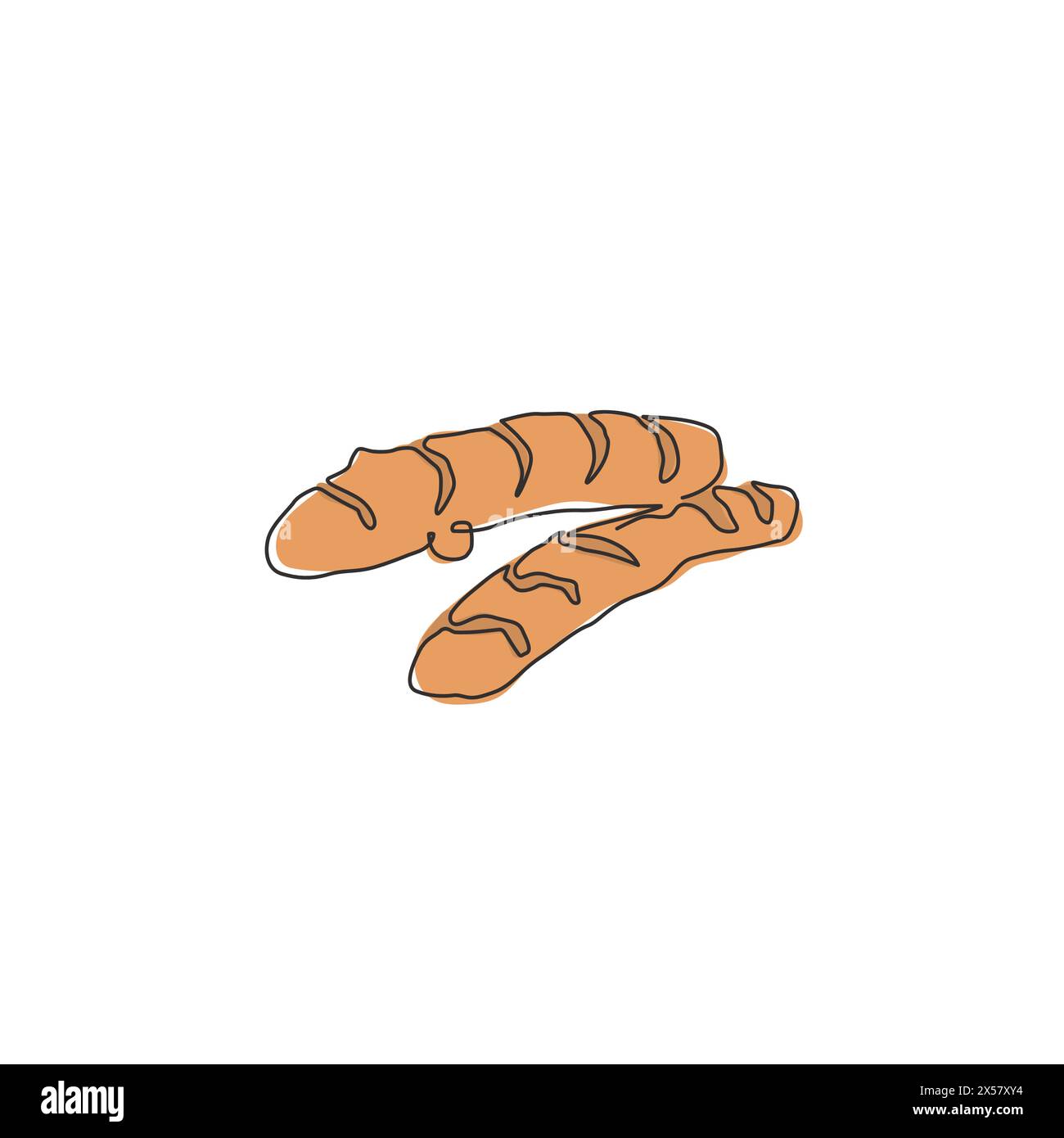 Single continuous line drawing of whole healthy organic turmeric for ...