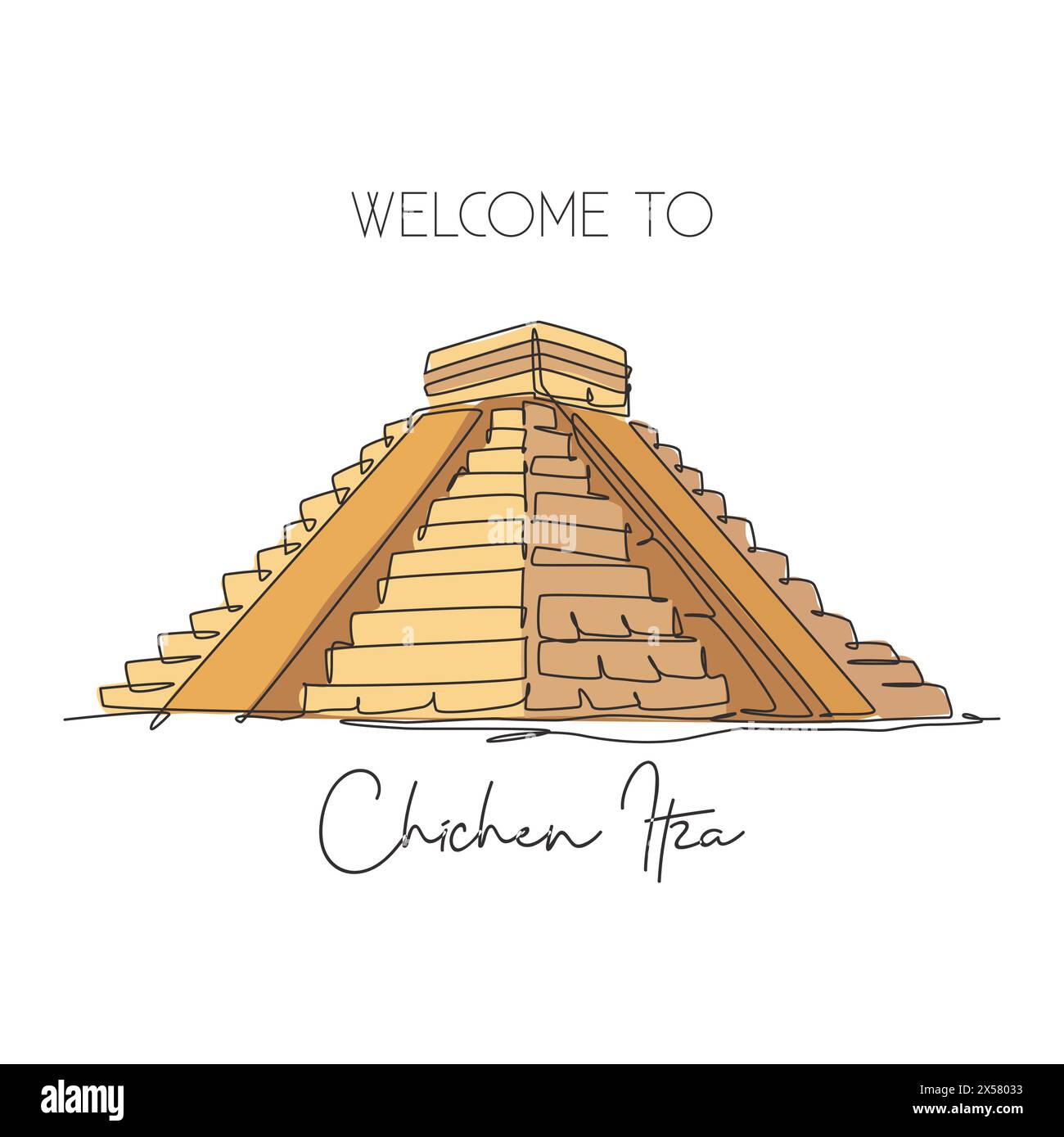 Chichen Itza Drawing