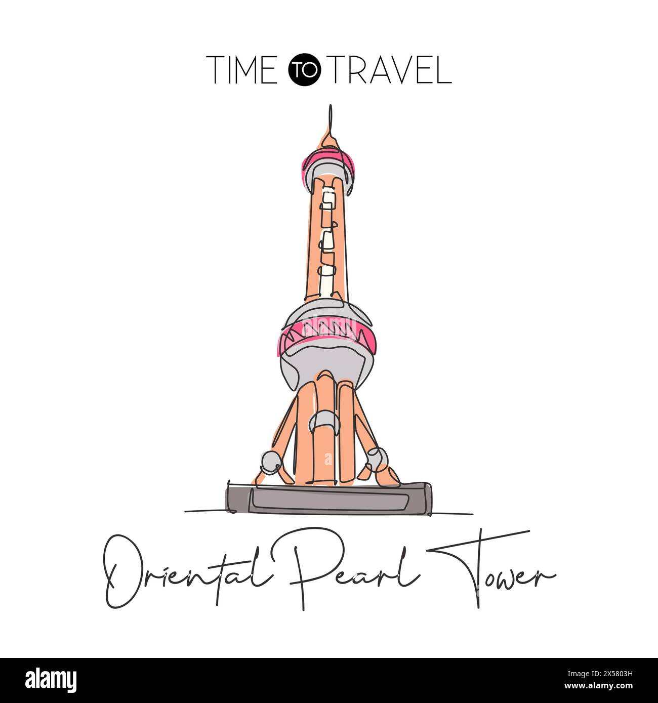 Shanghai tower building beautiful Stock Vector Images - Alamy