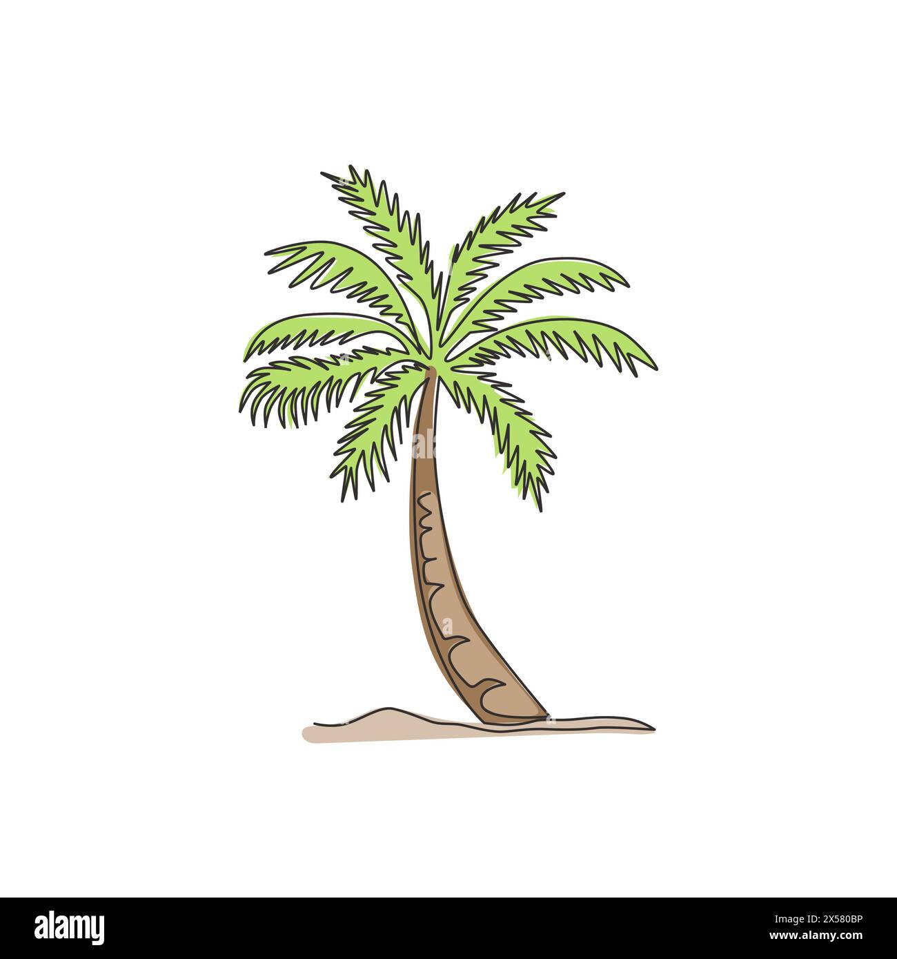 Green tourism concept line Stock Vector Images - Alamy