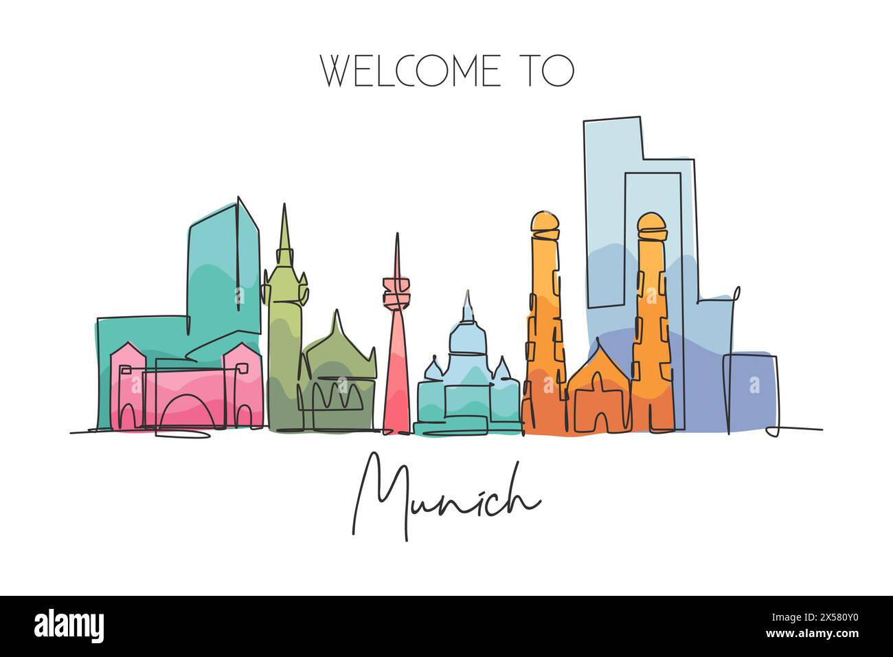 Munchen rathaus Stock Vector Images - Alamy
