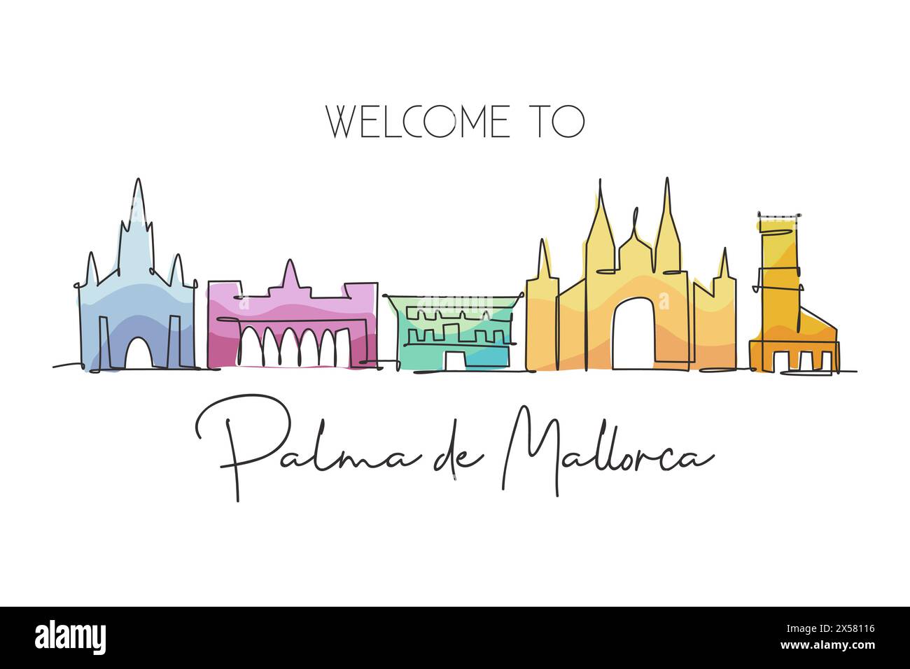 City palma in majorca Cut Out Stock Images & Pictures - Alamy