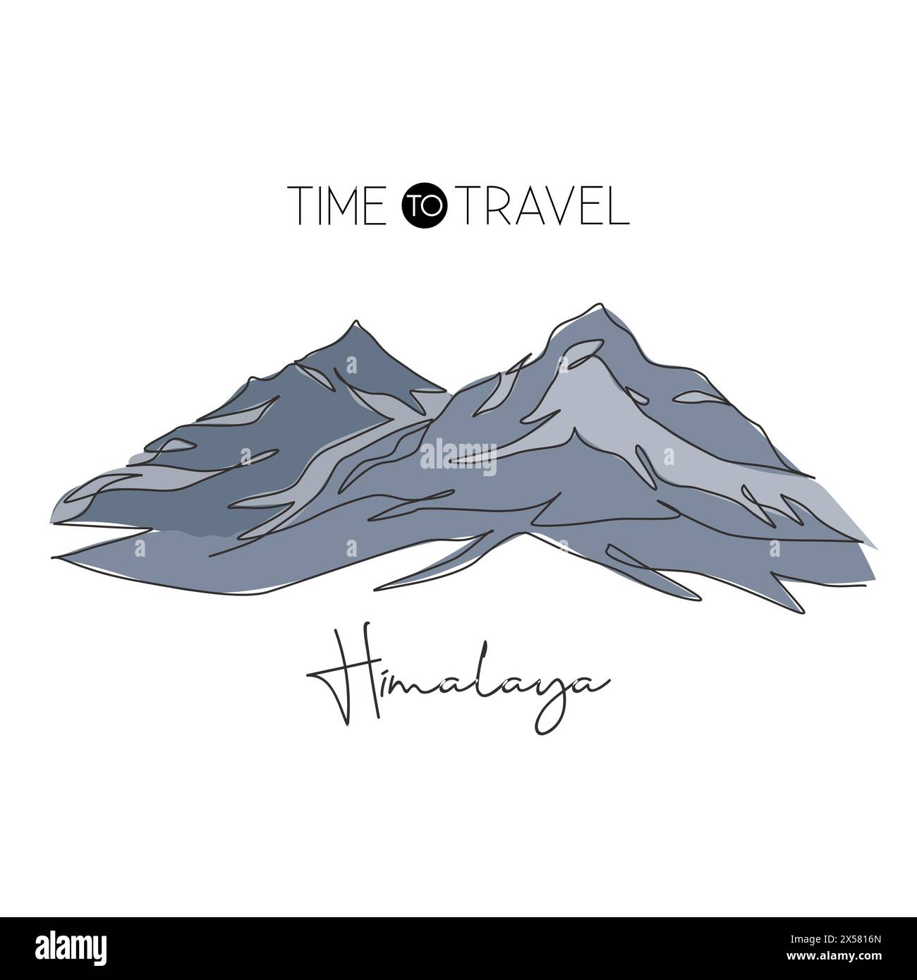 Nepal himalaya khumbu everest Stock Vector Images - Alamy