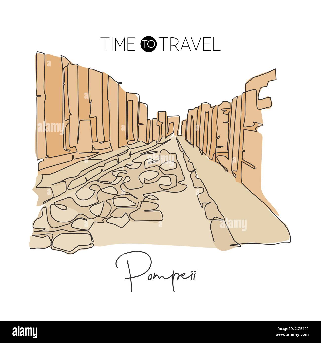 Roman ruins in ancient Cut Out Stock Images & Pictures - Alamy