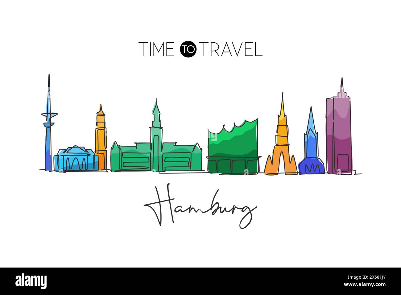 River alster Stock Vector Images - Alamy