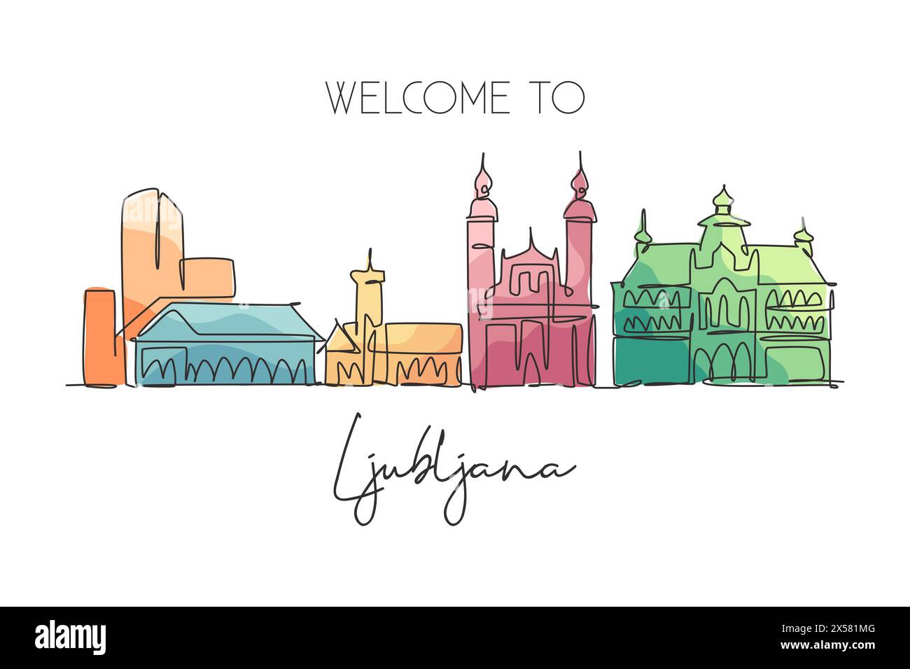 Street view beautiful medieval Stock Vector Images - Alamy