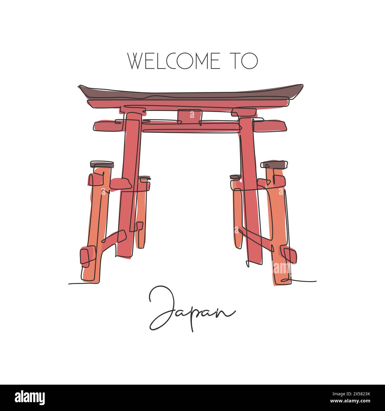 Shinto Temple Drawing