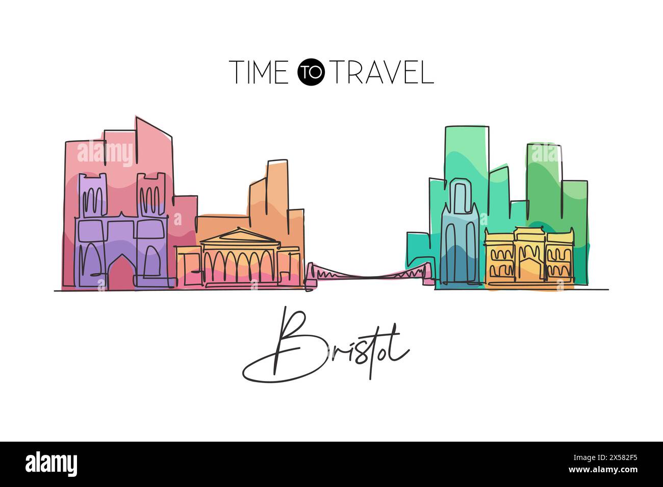 Bristol harbour Stock Vector Images - Alamy