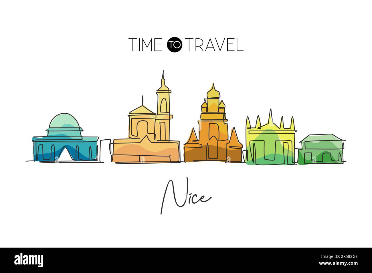 Azur poster Stock Vector Images - Alamy