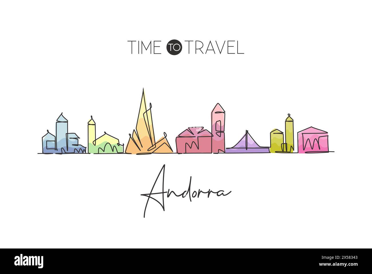 Landscape andorra Cut Out Stock Images & Pictures - Alamy