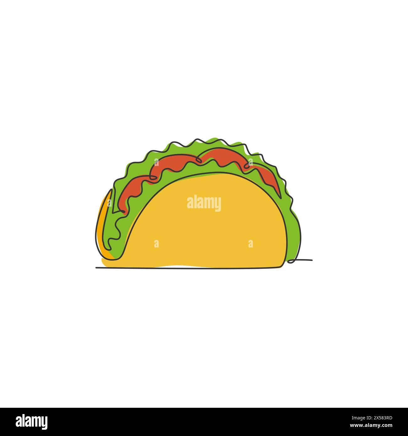 Mexico cafe lunch Stock Vector Images - Alamy