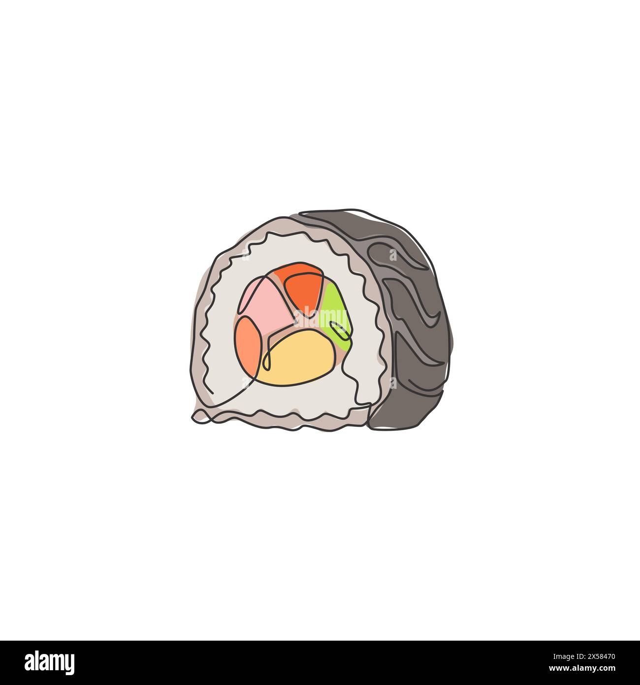 Hand drawn rice label hi-res stock photography and images - Alamy