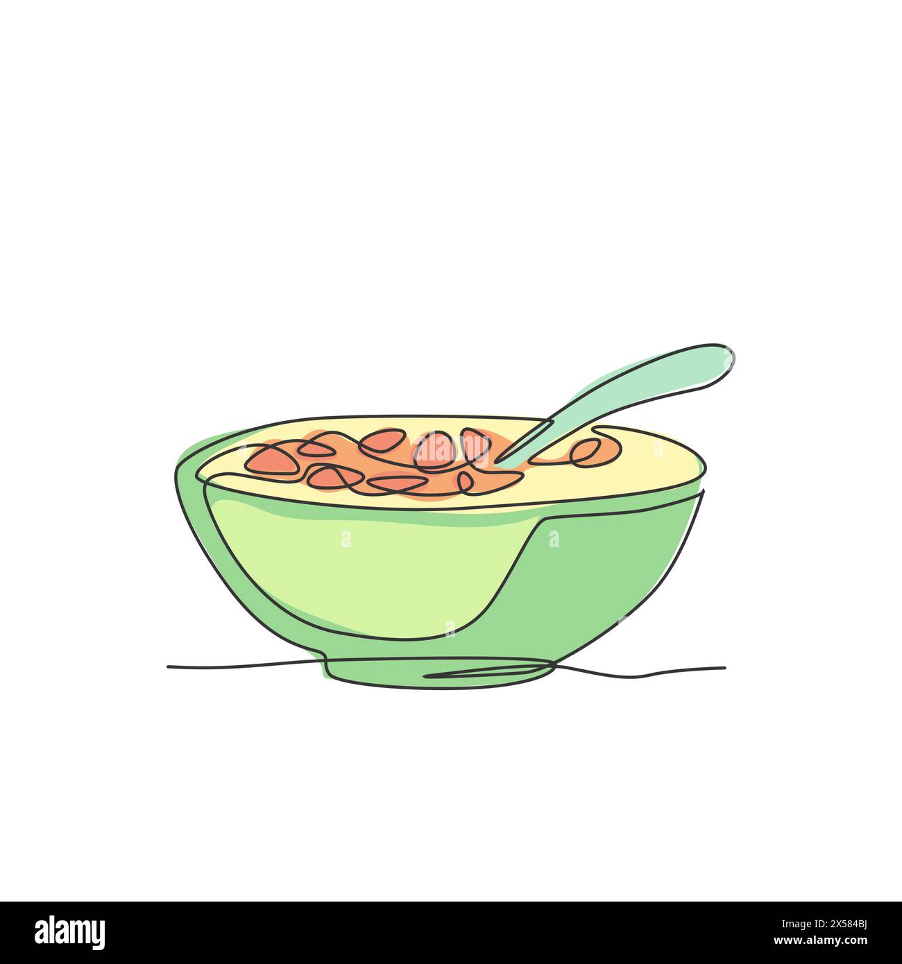 Dry breakfast milk Stock Vector Images - Alamy